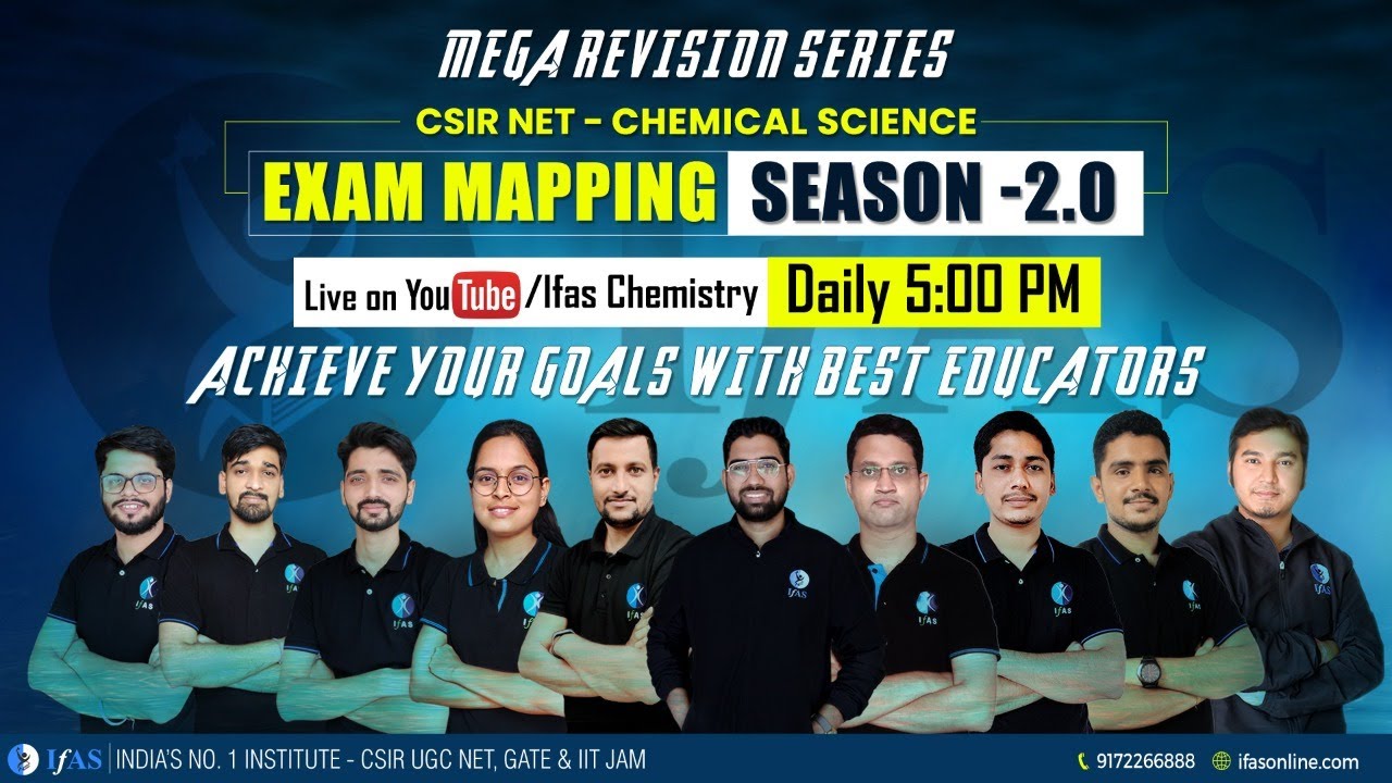 CSIR NET Chemical Science June 2022 Mega Revision | Exam Mapping ...