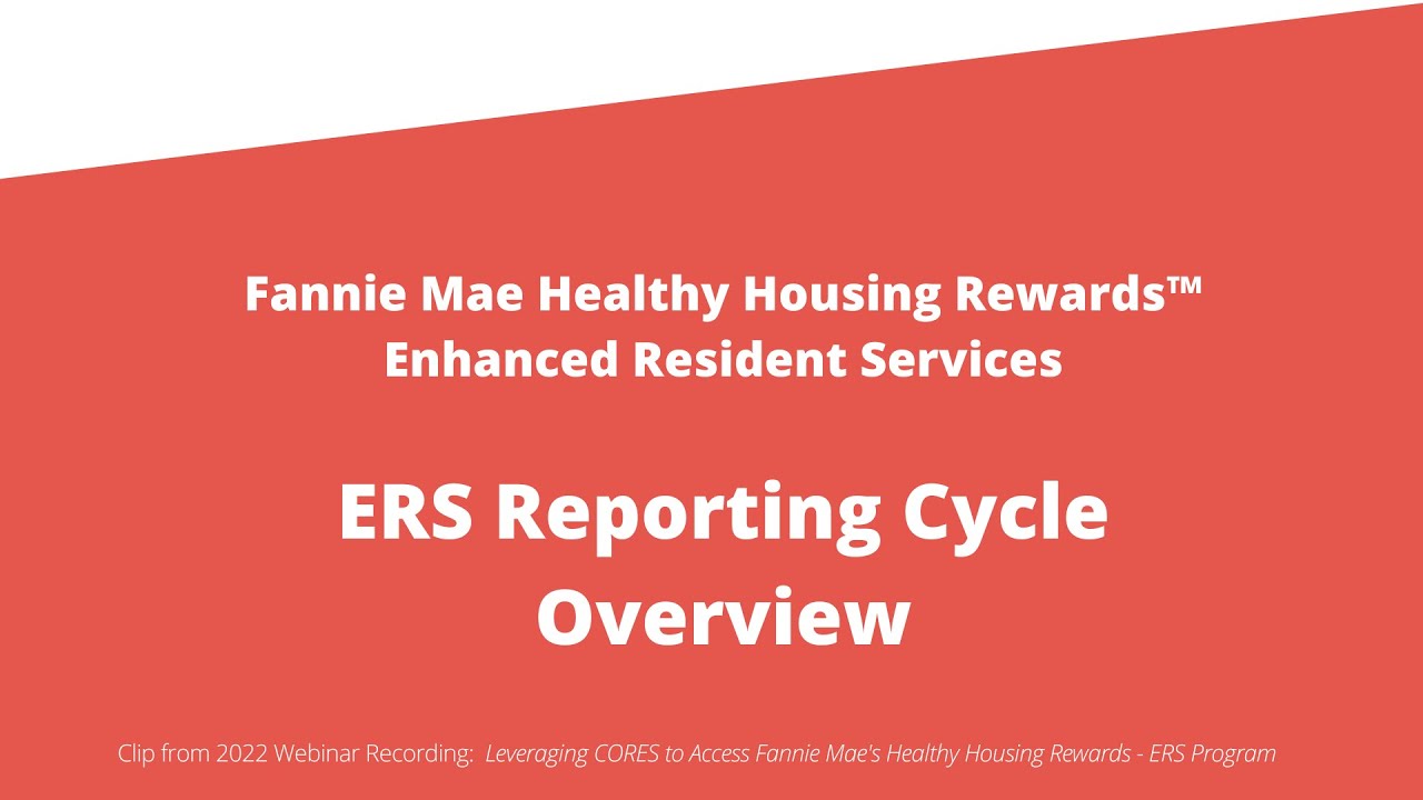 ERS Reporting Cycle Overview (2022) - YouTube
