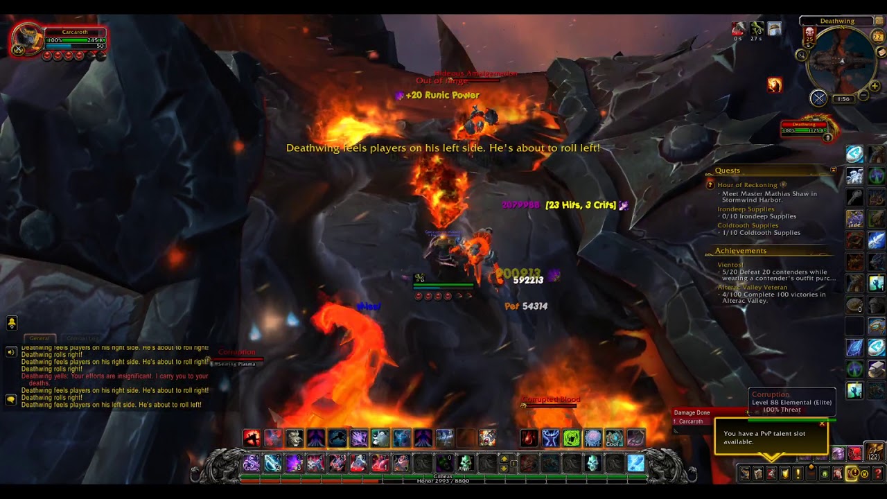 World of Warcraft Dragon soul Heroic Spine of Deathwing How to solo ...