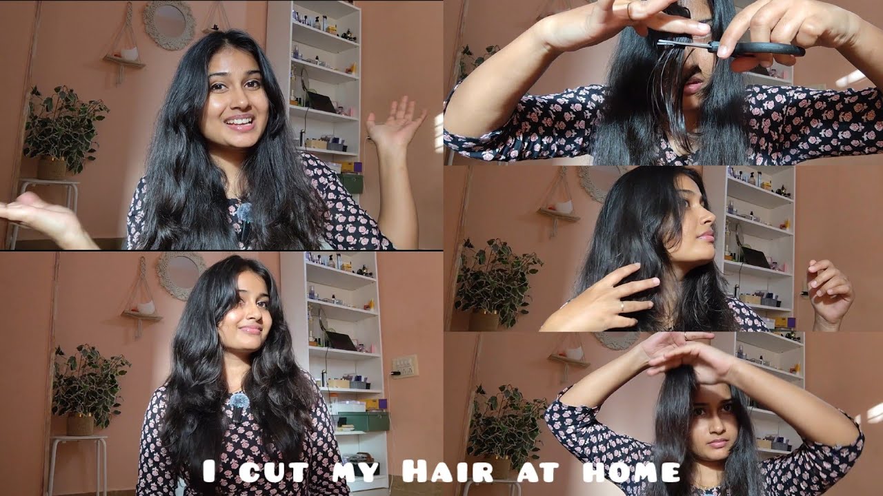 I Cut my Hair at home *as usual* | Bangalore Vlog | Sheen Deborah ...
