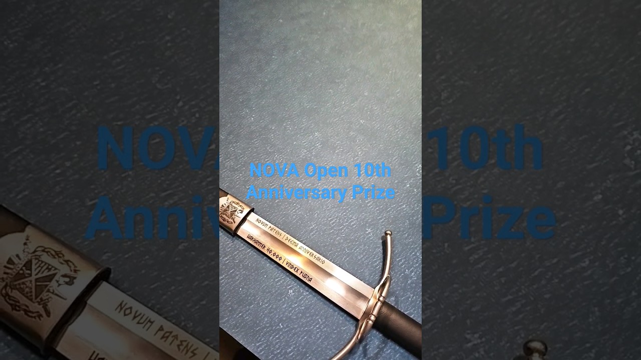 Favorite Warhammer Trophies? NOVA Open 10th Anniversary Sword, Charity ...