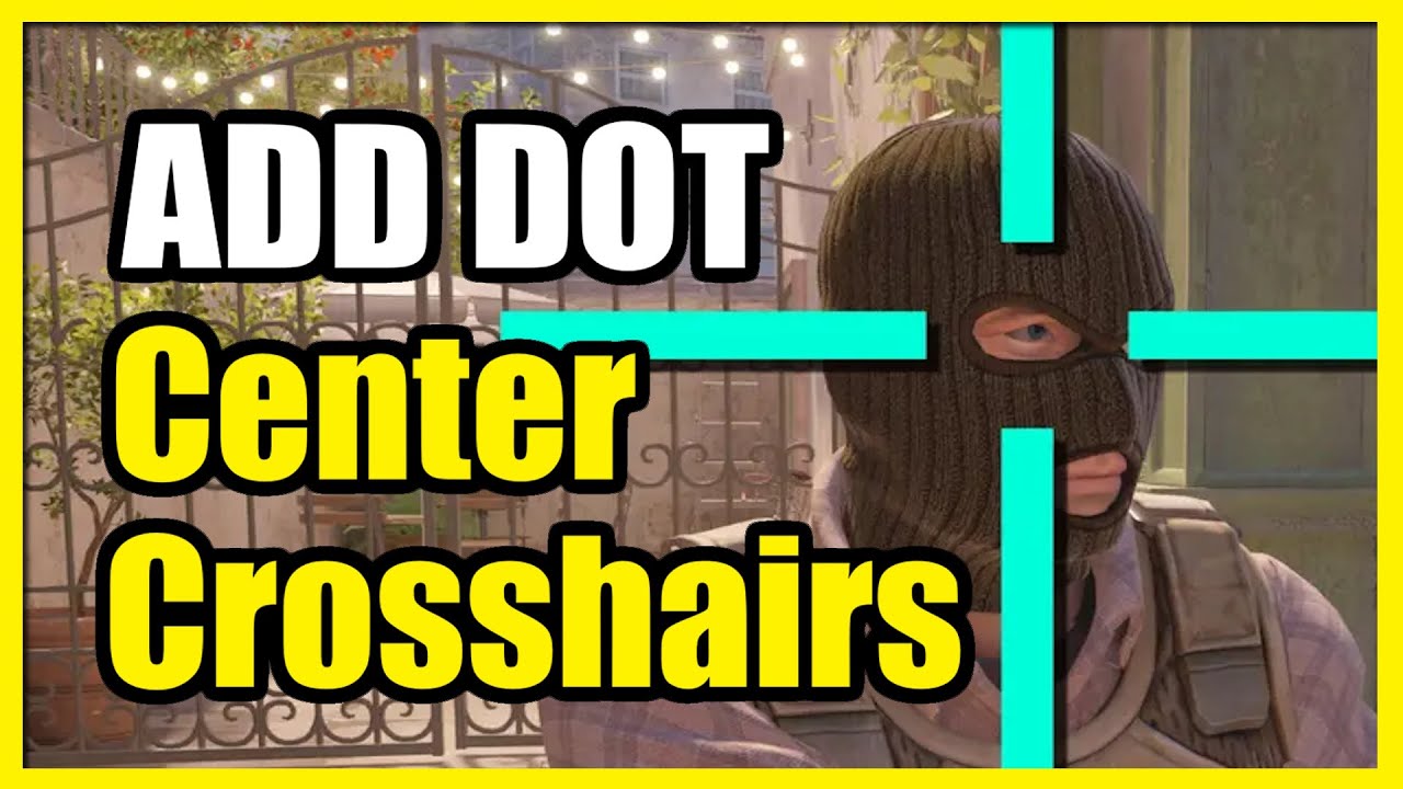 How to Add a Center Dot to Crosshairs in Counter Strike 2 (Easy ...