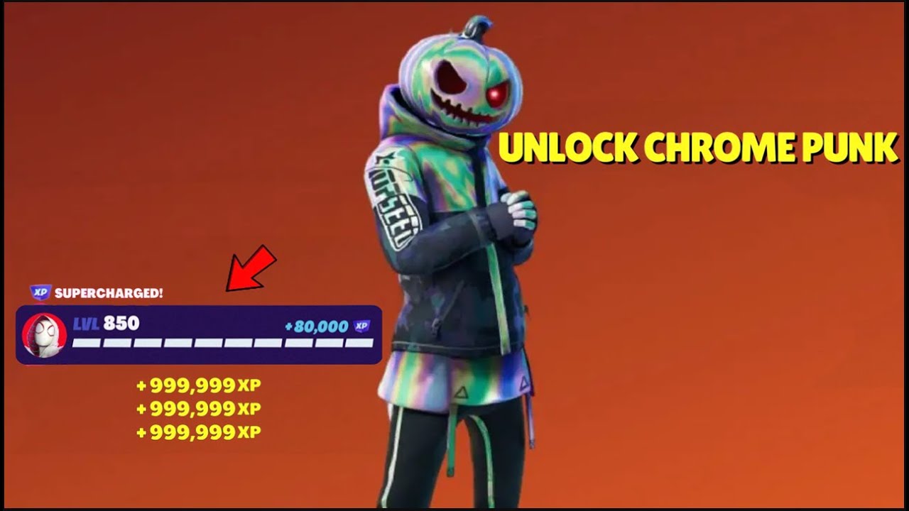 Get up to 1,980,000 XP and get a Chrome punk skin! - YouTube