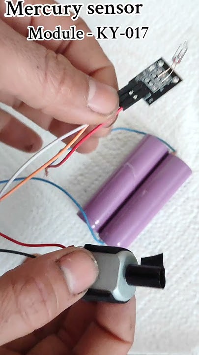 حساس الزئبق Mercury Tilt Switch Sensor Module - KY-017 #inventions #inventiontech #arduino ...