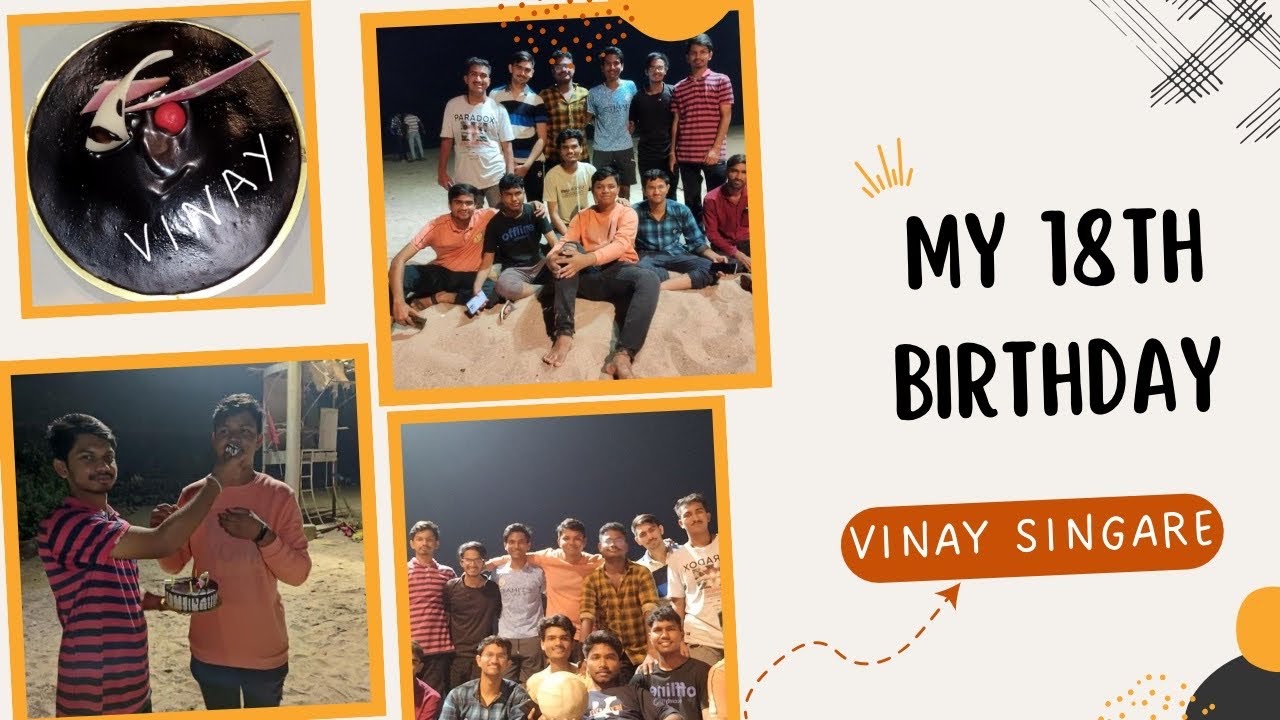 My 18th Birthday | Cooperites 2022 | Vinay Singare - YouTube