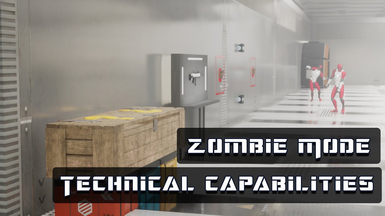 Zombie Mode - Technical Capabilities - Unreal Engine WIP - YouTube