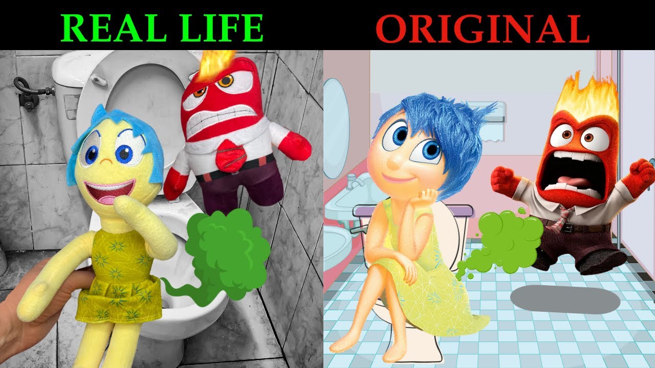 JOY's DREAM | The Best TikTok of Inside Out 2 | REAL LIFE vs ORIGINAL ...