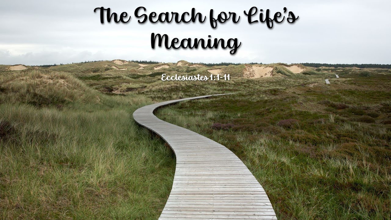 The Search for Life's Meaning. - YouTube