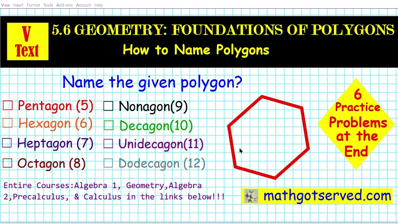 5 6 How to Name Polygons geometry mathgotserved examples teachers pay ...