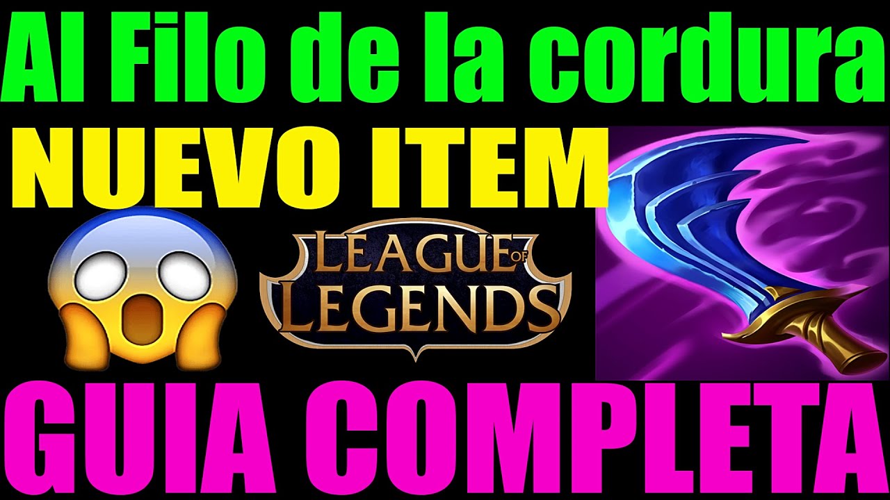 🔰Al Filo de la Cordura lol | league of legends play store | items lol ...