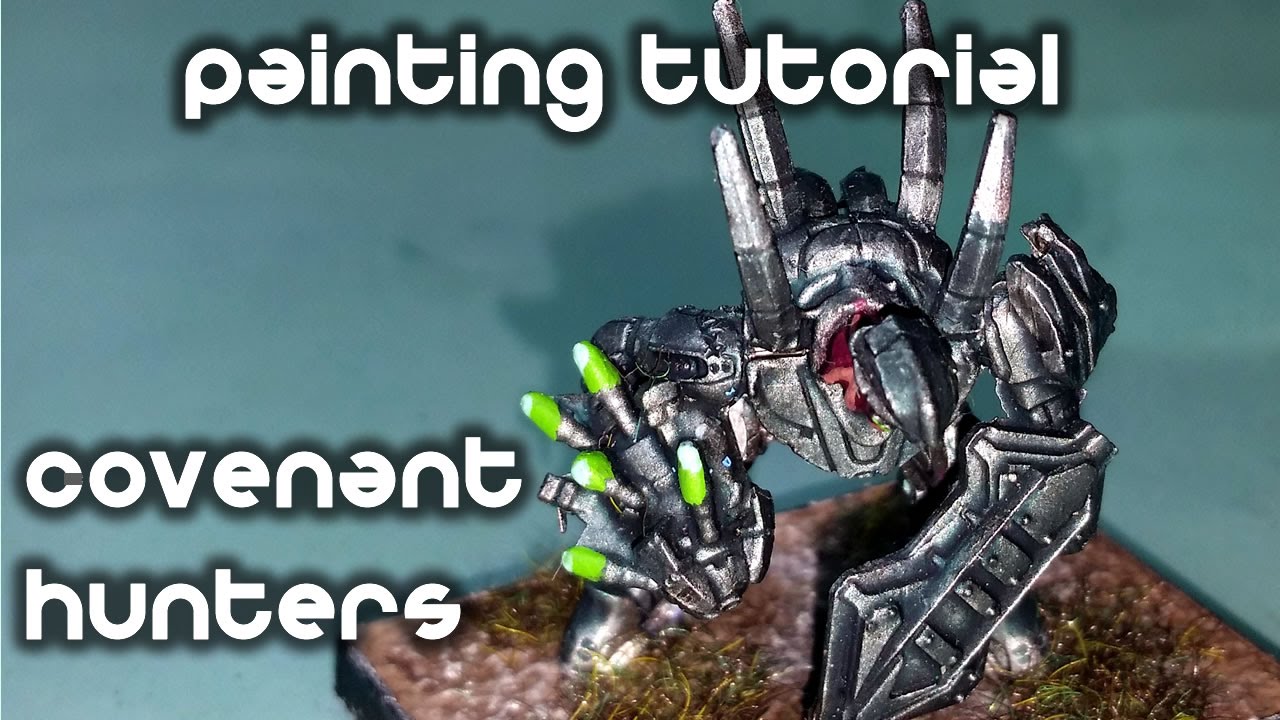 How To Paint A Covenant Hunter - Halo Ground Command - YouTube