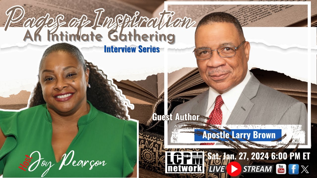 Engage with Apostle Larry Brown & Joy Pearson | Pages of Inspiration ...
