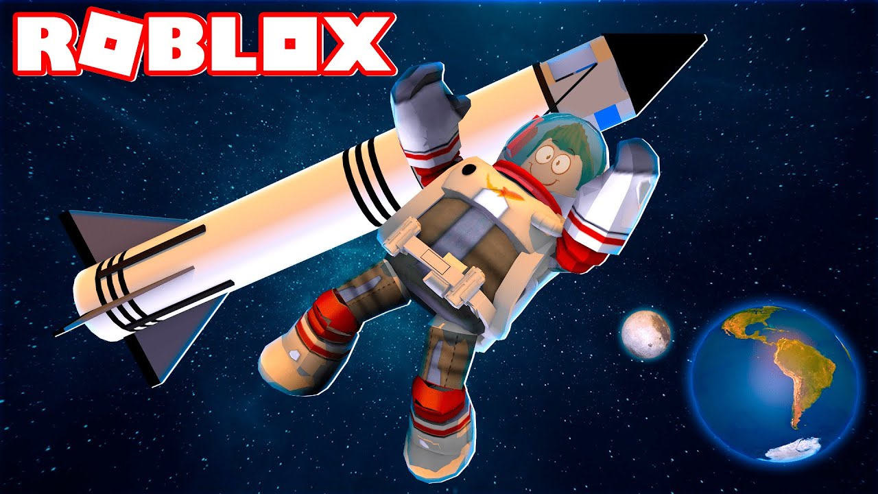 VIAJEI PARA O ESPAÇO NO ROBLOX! - YouTube