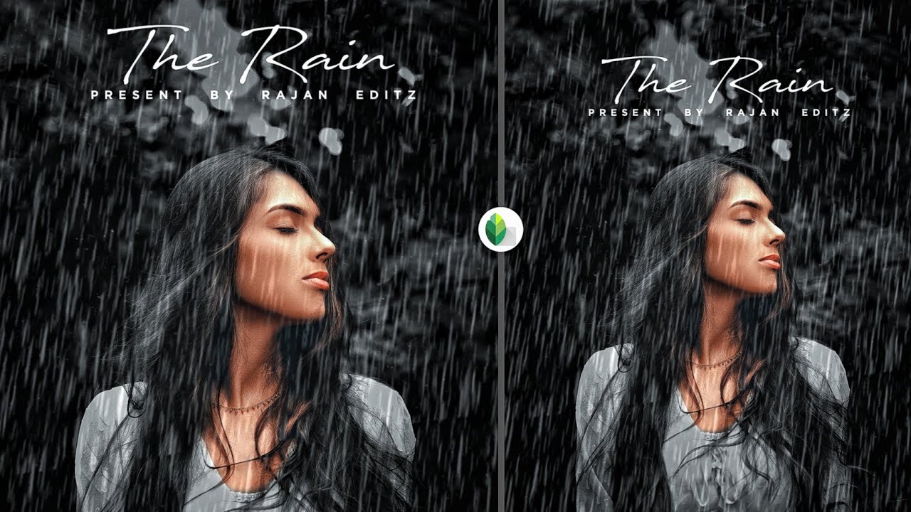 Snapseed New Creative Rain Photo Editing Tutorial || Rain Editing ...