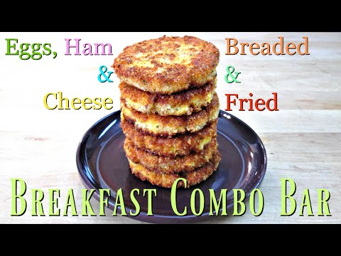 Breakfast Combo Bar - Crispy Fried Eggs, Ham and Cheese ...