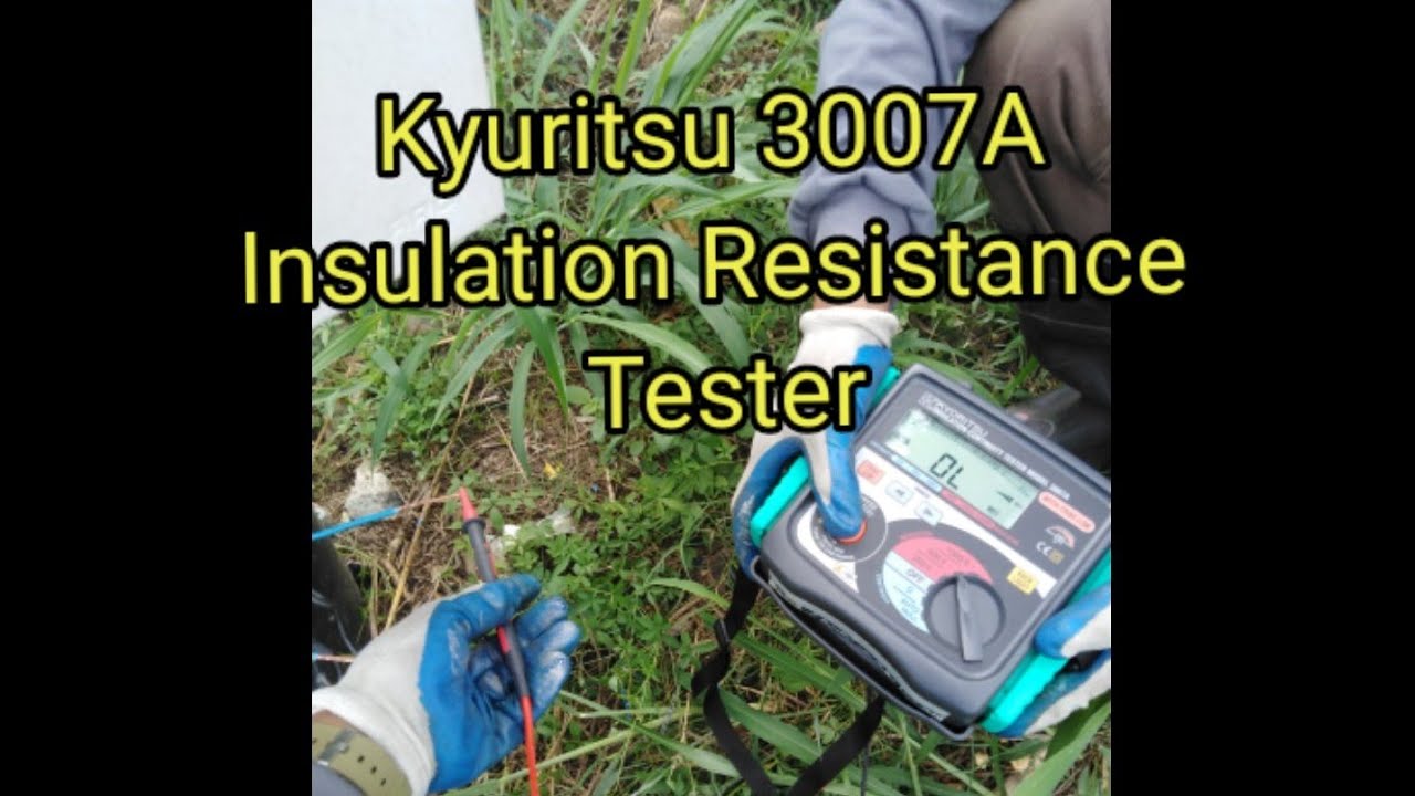 Kyoritsu 3007A Insulation Resistance Tester || Review!!! || Testing ...