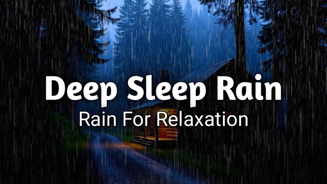 Gentle Night RAIN - Rain Sounds For Sleeping - Thunderstorm Sounds ...