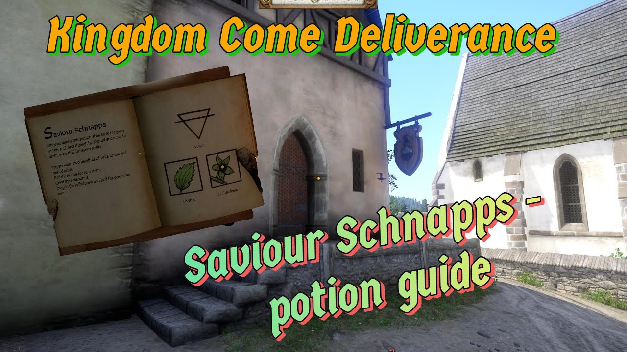 Kingdom Come Deliverance - How to craft Saviour Schnapps Potion - Guide ...