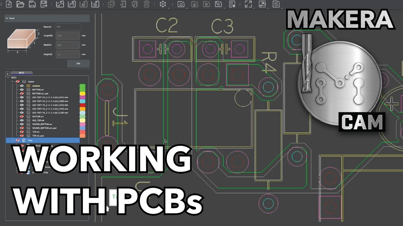Makera CAM - An overview for working with PCBs - YouTube