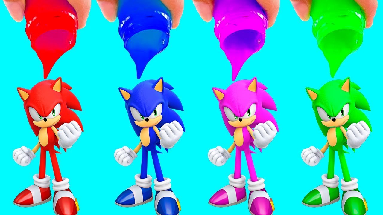 Los Colores en Español con Sonic - Cambio de Colores - Videos ...