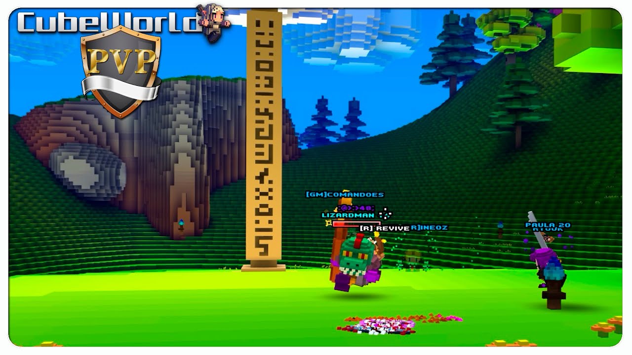 CUBE WORLD: Servidor PVP americano - YouTube