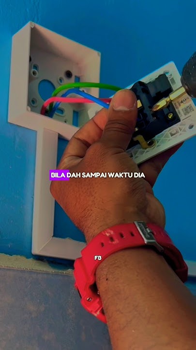 PENDAWAIAN DAN PEMASANGAN SOKET 13AMP ( CASING ) - YouTube