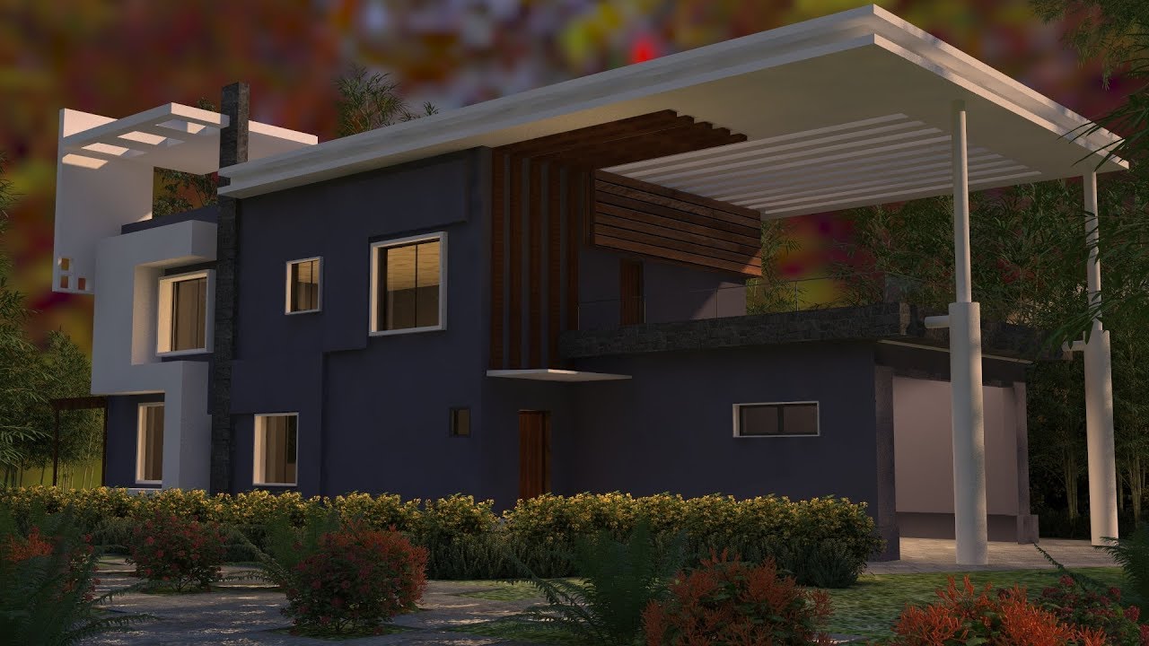 VRay Sun and Realistic Render output with HDRI Dome Light - YouTube