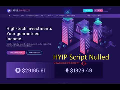 GoldCoders HYIP Manager Pro with Premium Template NULLED (LATEST) - YouTube