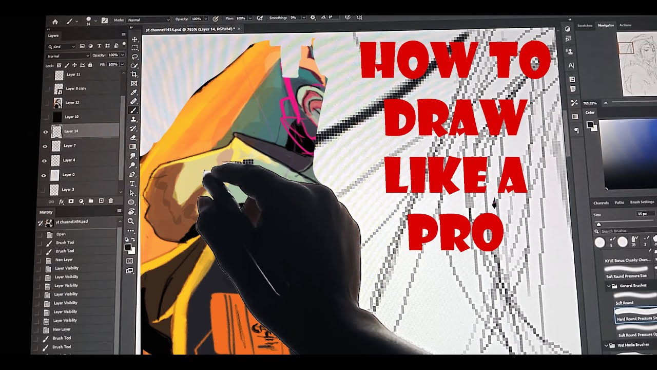 HOW TO DRAW LIKE A PRO ! - YouTube