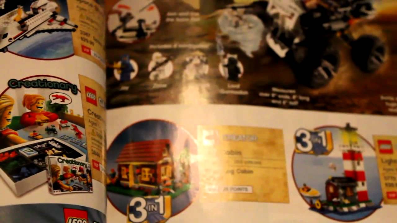 LEGO Late Holiday 2011 Catalog Review - YouTube
