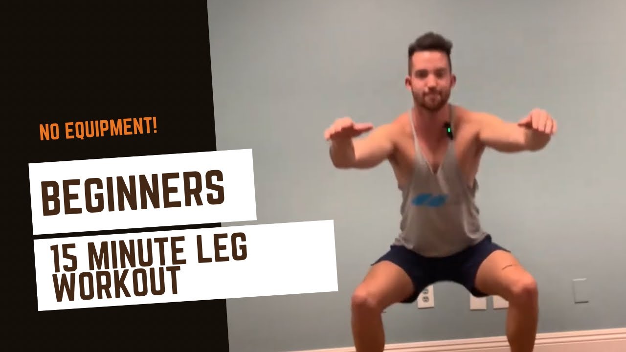 Follow Along: 15 Minute Leg Workout (Beginners) - YouTube