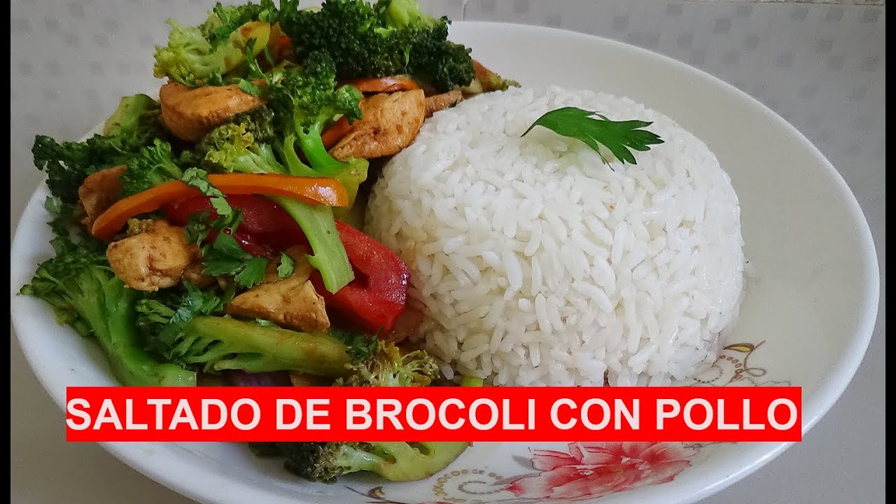 Saltado de Brócoli con Pollo//Cocina Peruana - YouTube