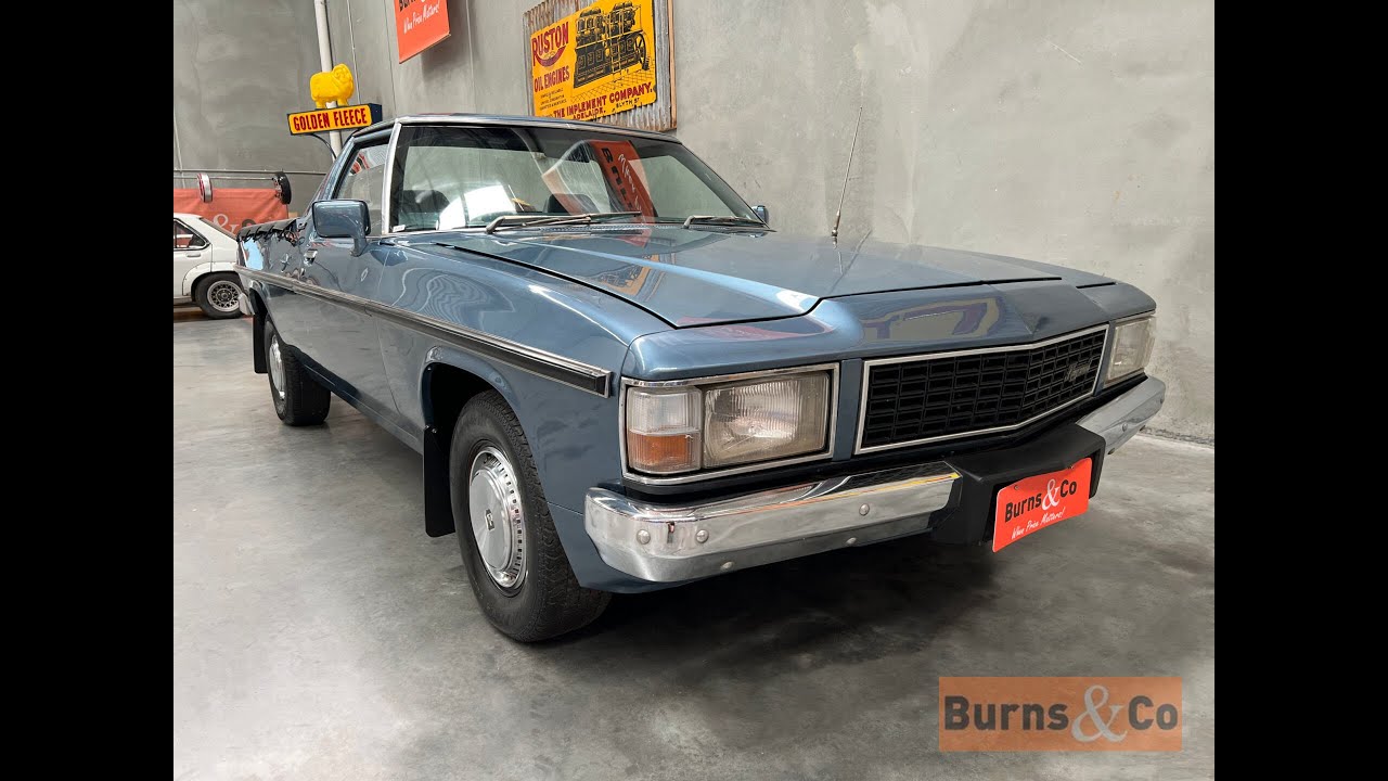 1982 Holden WB Utility - YouTube