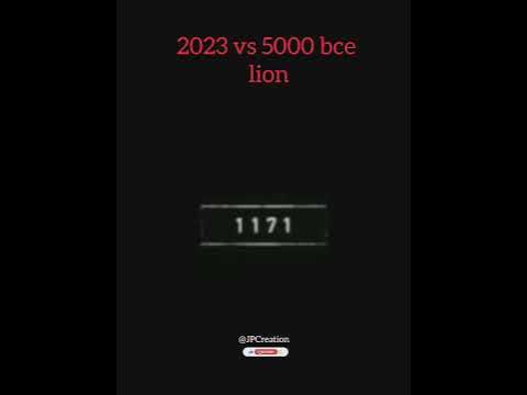2023 Lion vs 5000 BCE Lion #youtubeshorts #mythology #virelshorts - YouTube