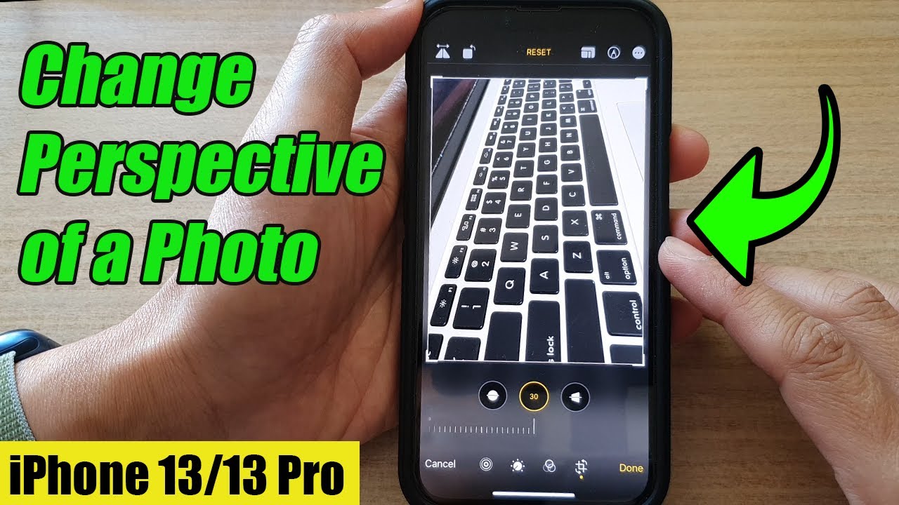 iPhone 13/13 Pro: How to Change Perspective of a Photo - YouTube