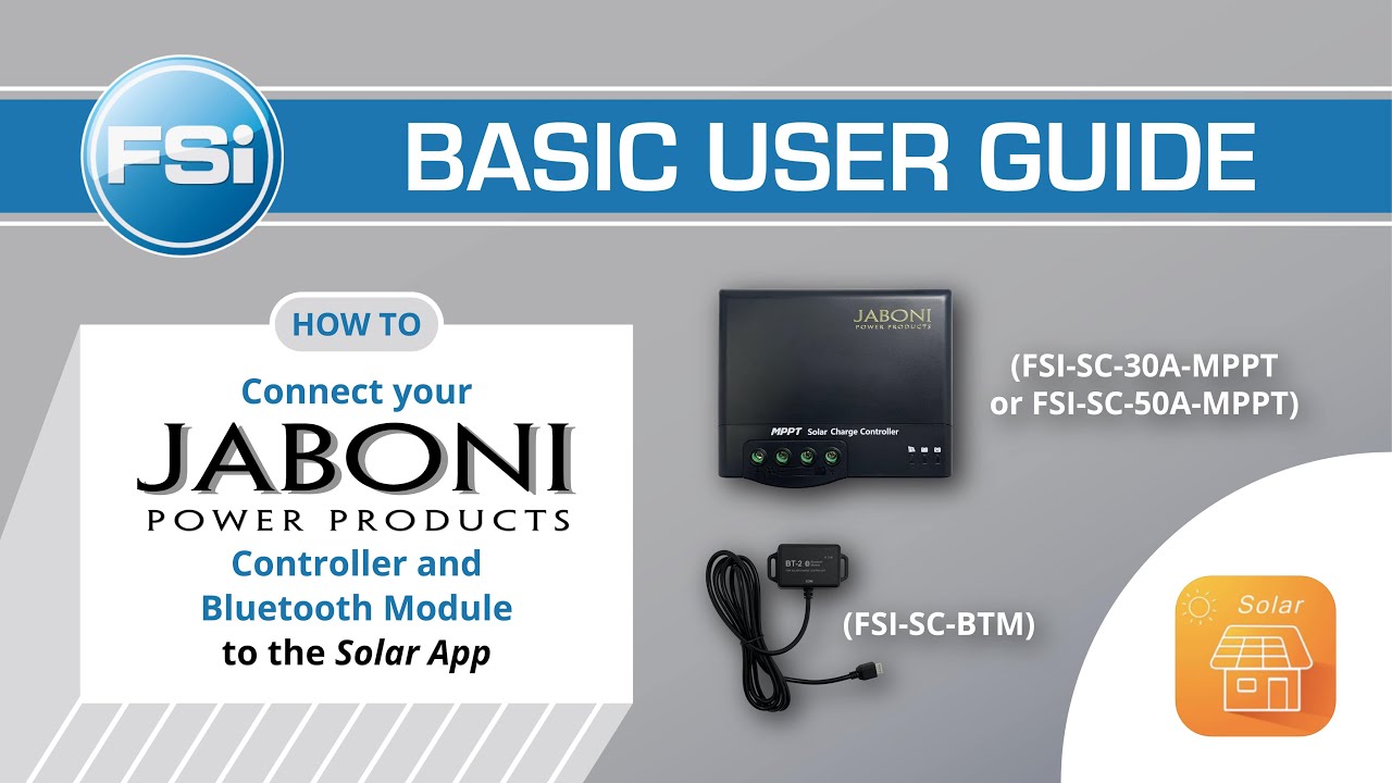 Basic User Guide- Connecting to the Solar App - YouTube