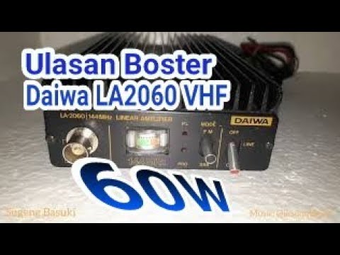 Ulasan Boster HT Daiwa LA 2060 VHF Indonesia - YouTube