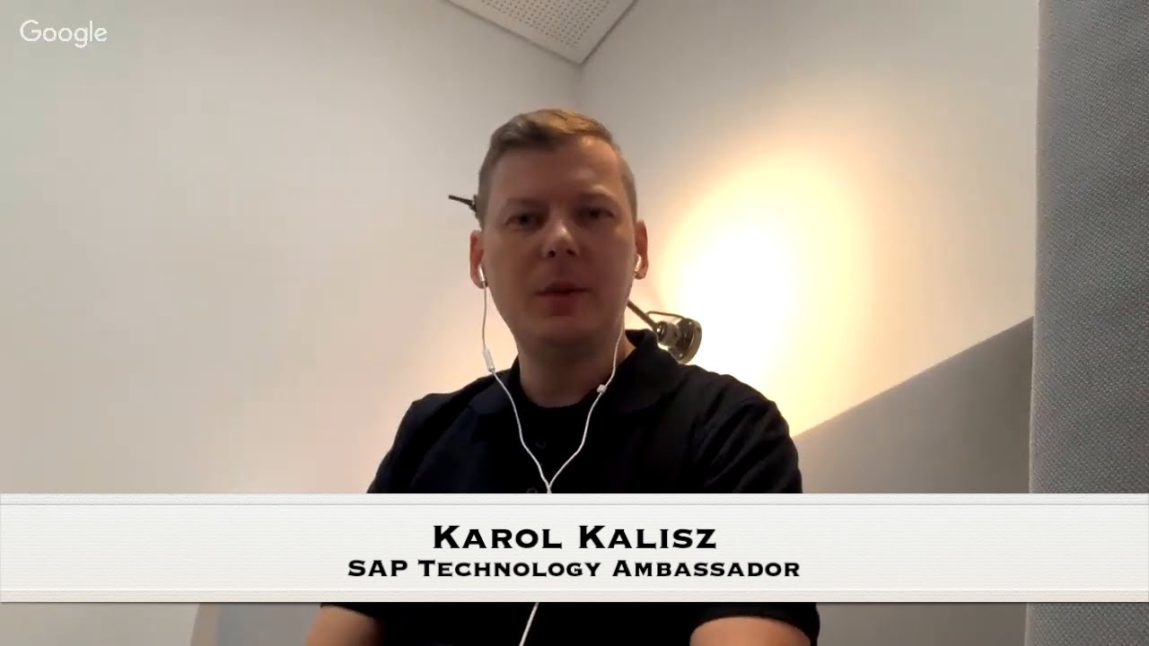 SAP CodeTalk - SAP Technology Ambassador series, Karol Kalisz - YouTube
