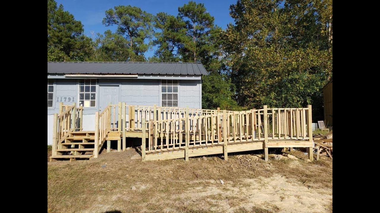 How to make a handicap ramp (part 2) - YouTube