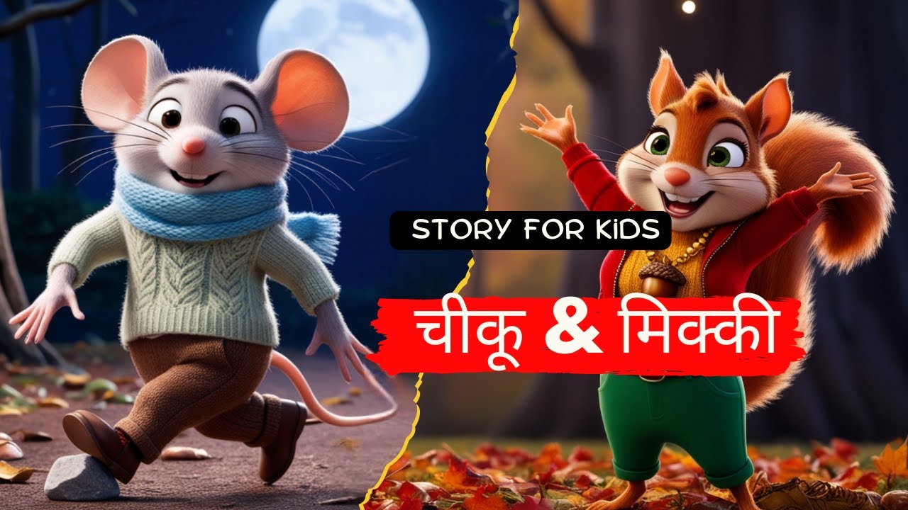 चीकू & मिक्की | Chiku the Sleepy Mouse | Hindi Kahaniya | Bedtime Moral ...