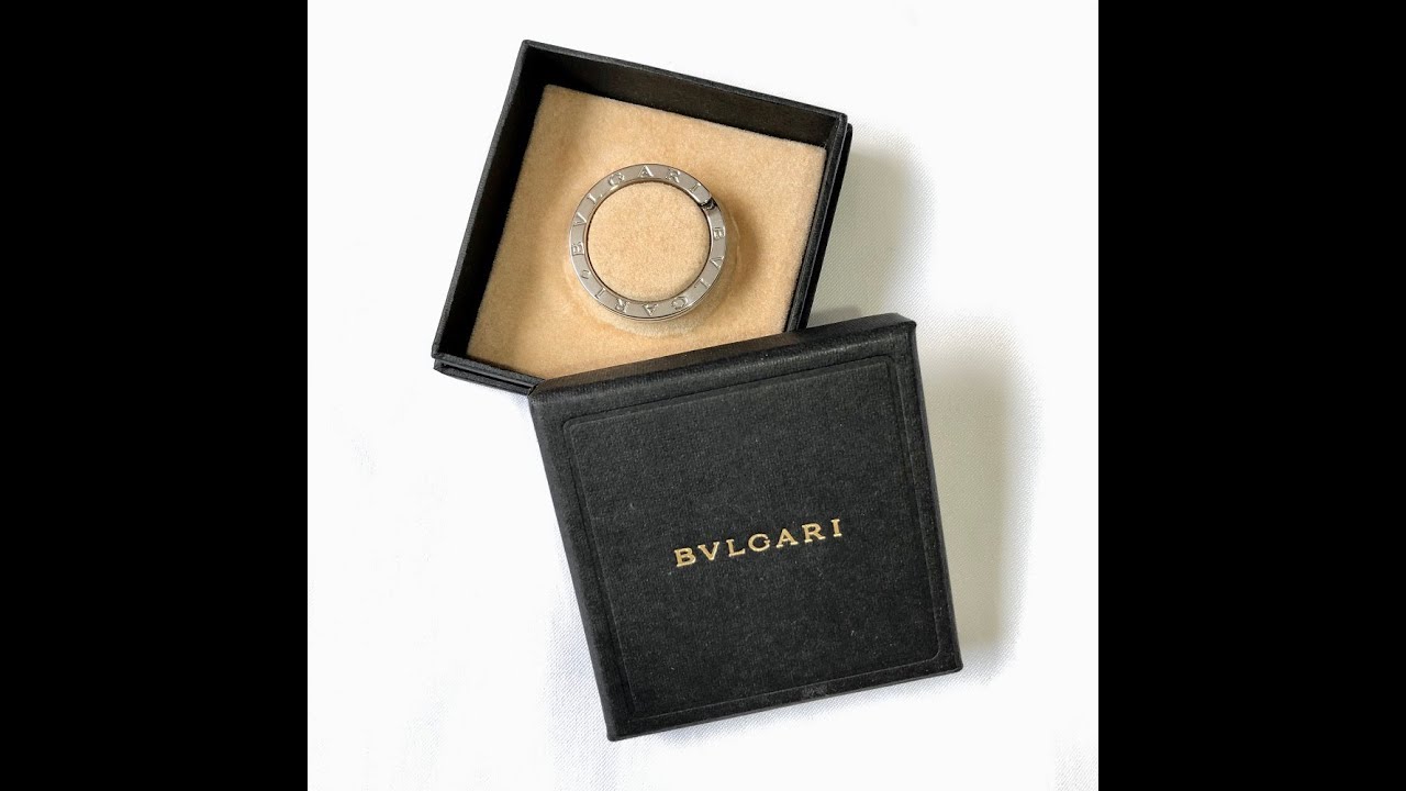 Bulgari 925 Sterling Silver Key Chain/Pendant (pre-loved) - YouTube