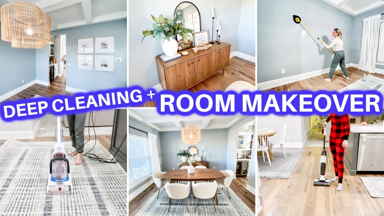 NEW! SATISFYING DEEP CLEAN WITH ME + ROOM MAKEOVER | SPEED CLEANING ...