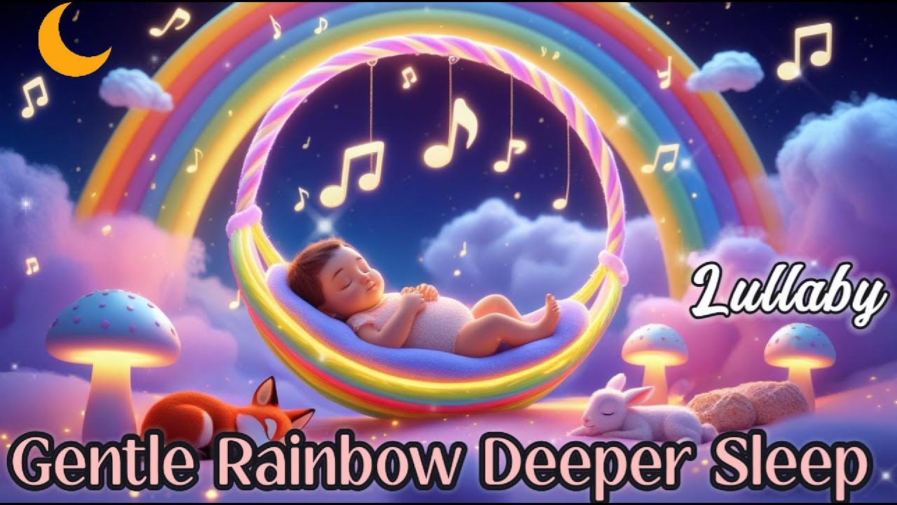 🌈 Rainbow Dreams Lullaby – Soothing Sleep Song that Teaches Colors ...