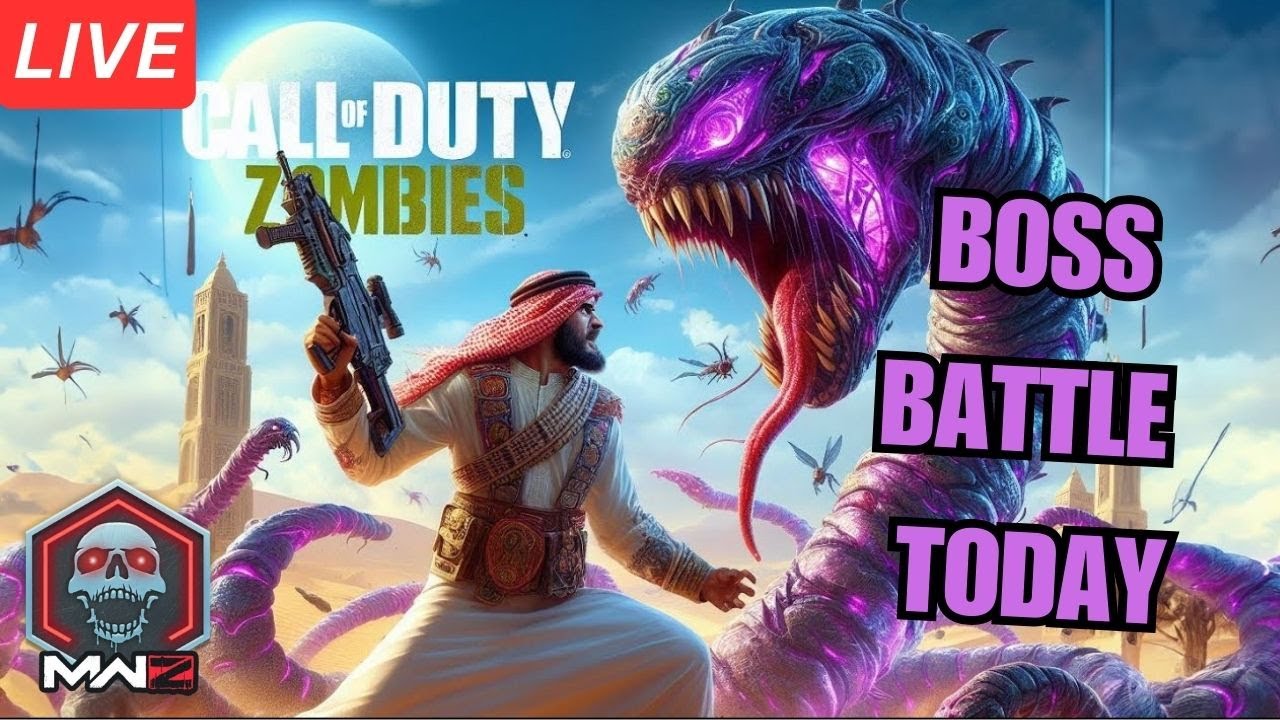 🔴LIVE - Call Of Duty Zombies -- BOSS BATTLE TODAY!! FINISHING ZOMBIES ...