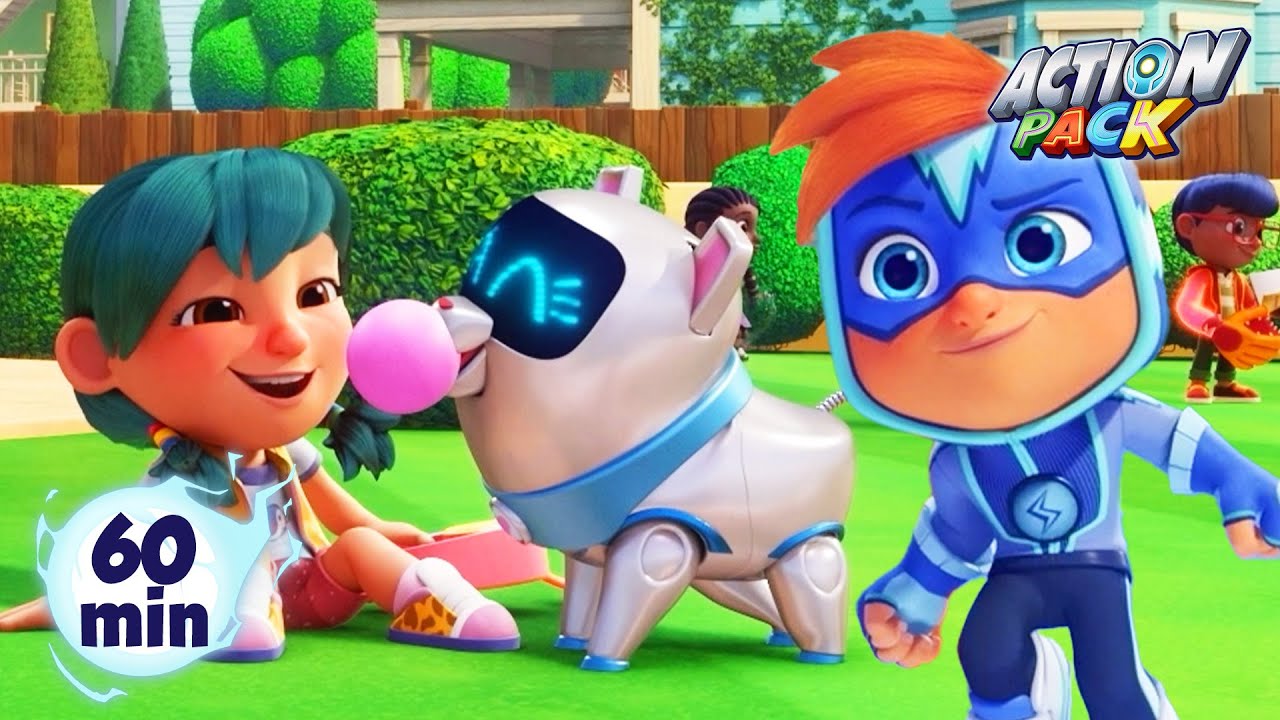 Our Pet Puppy | Action Pack 🦸 | Action Cartoons For Kids - YouTube