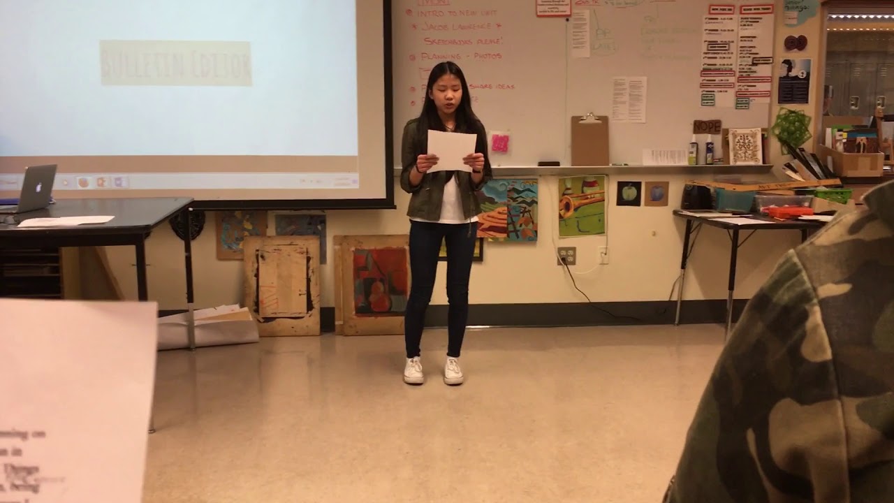 Amy Cao's Bulletin Editor Speech 2017-2018 - YouTube