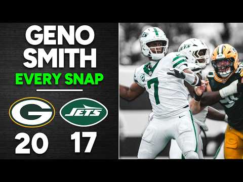 Geno Smith Every Snap - Week 2 - Jets vs Packers Highlights