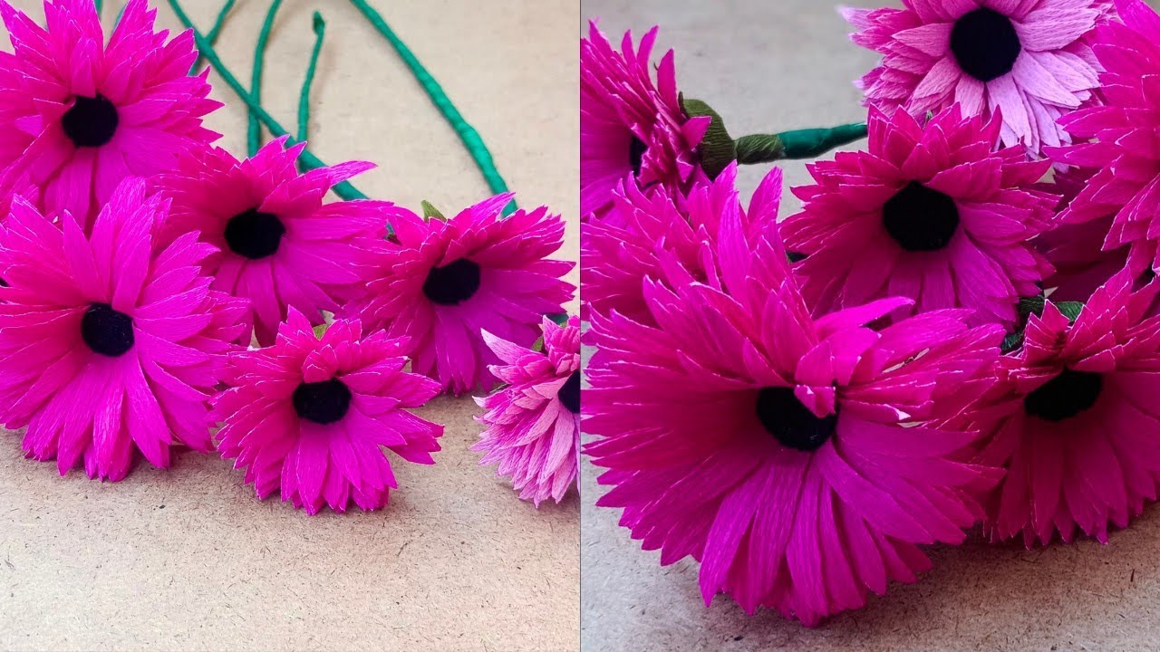 DIY Crepe Paper Flowers – Easy Step-by-Step Tutorial for Stunning ...