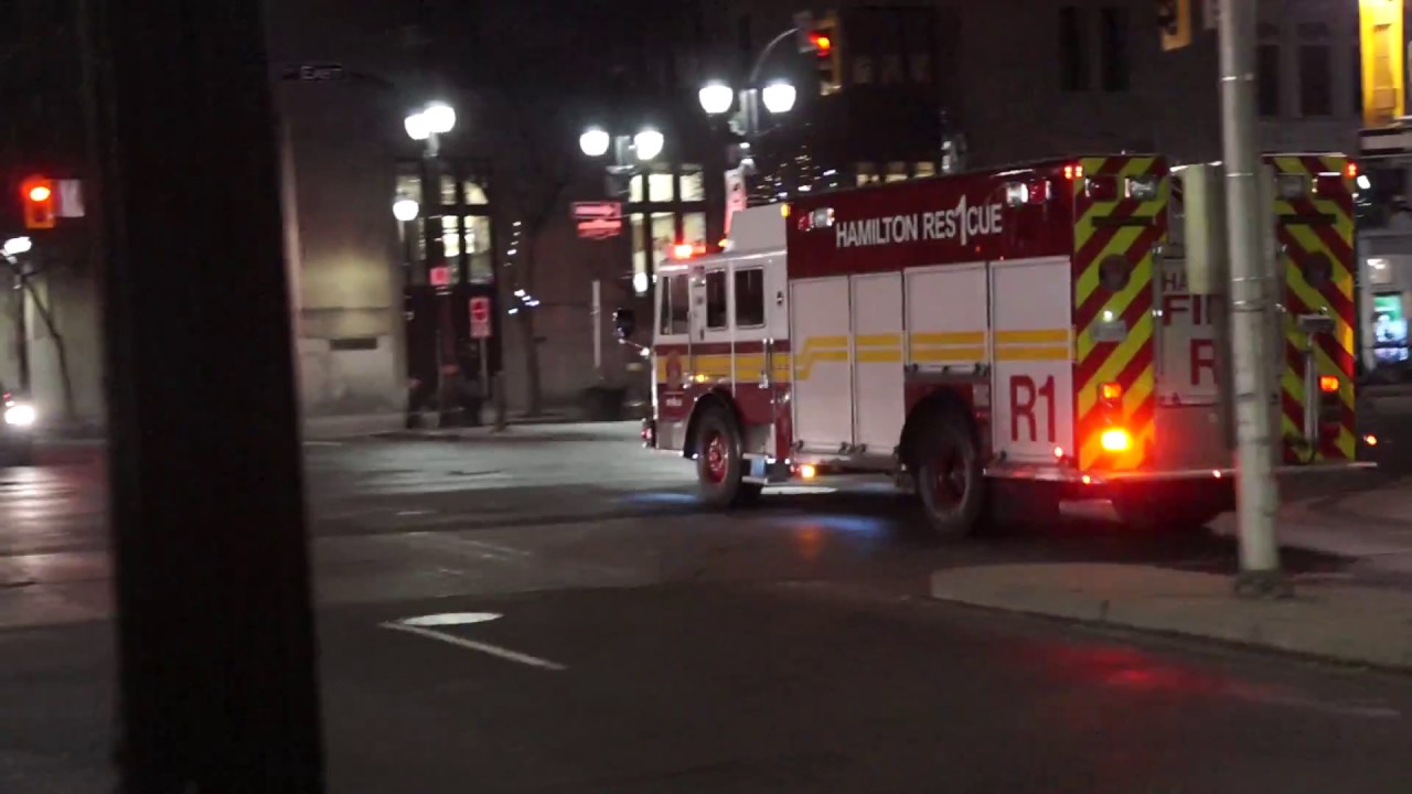 Hamilton Fire Rescue 1 Responding - YouTube