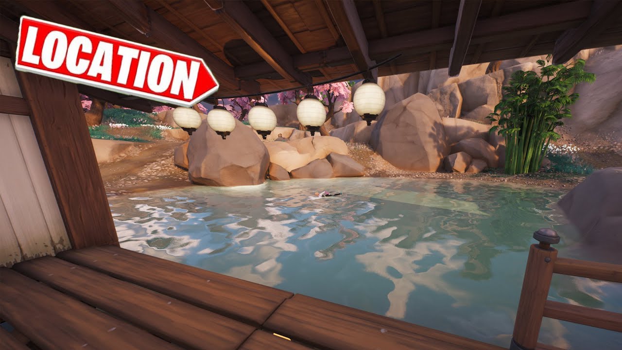 How to EASILY Restore Health in a Hot Spring in Fortnite Season 2 ...
